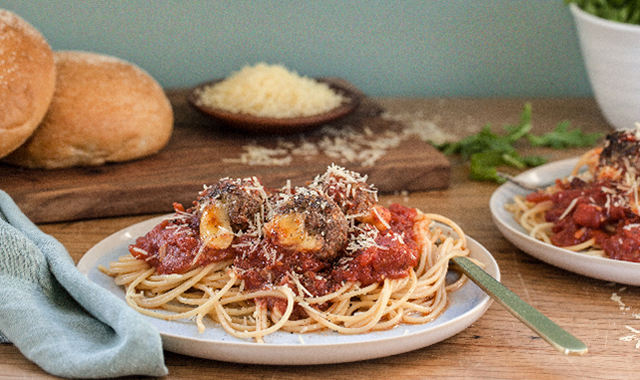 Mozzarella Meatball Melts Recipe | We Are What We Eat